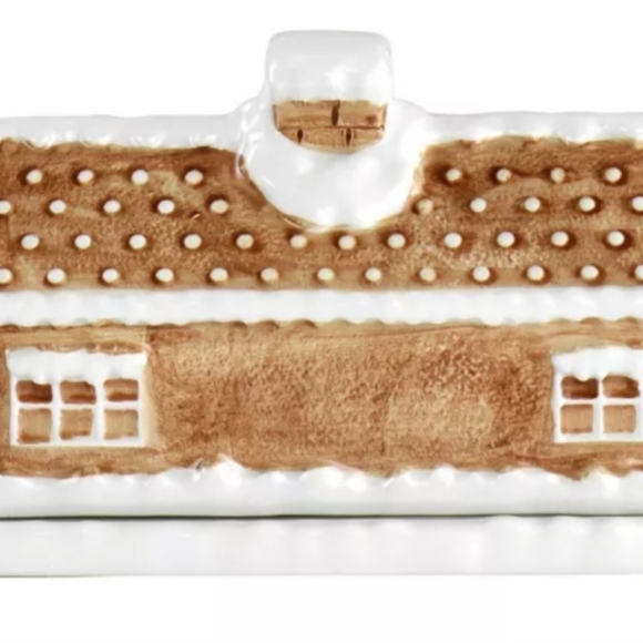 Martha Stewart | Accents | Martha Stewart Gingerbread Butter Dish ...